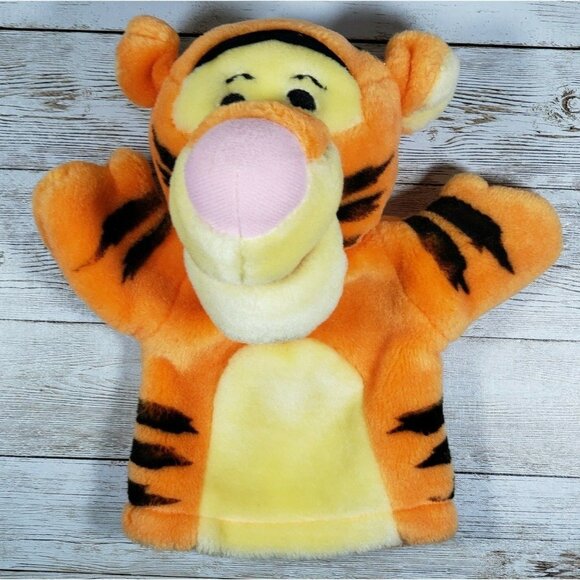 Mattel Disney | Toys | Vintage Mattel Disney 9 Tigger Plush Hand Puppet ...